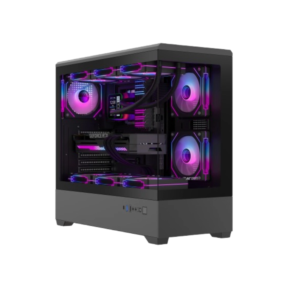 Ant Esports Gaming Cabinet Crystal X6 Lite (E-ATX, ATX, Micro-ATX,