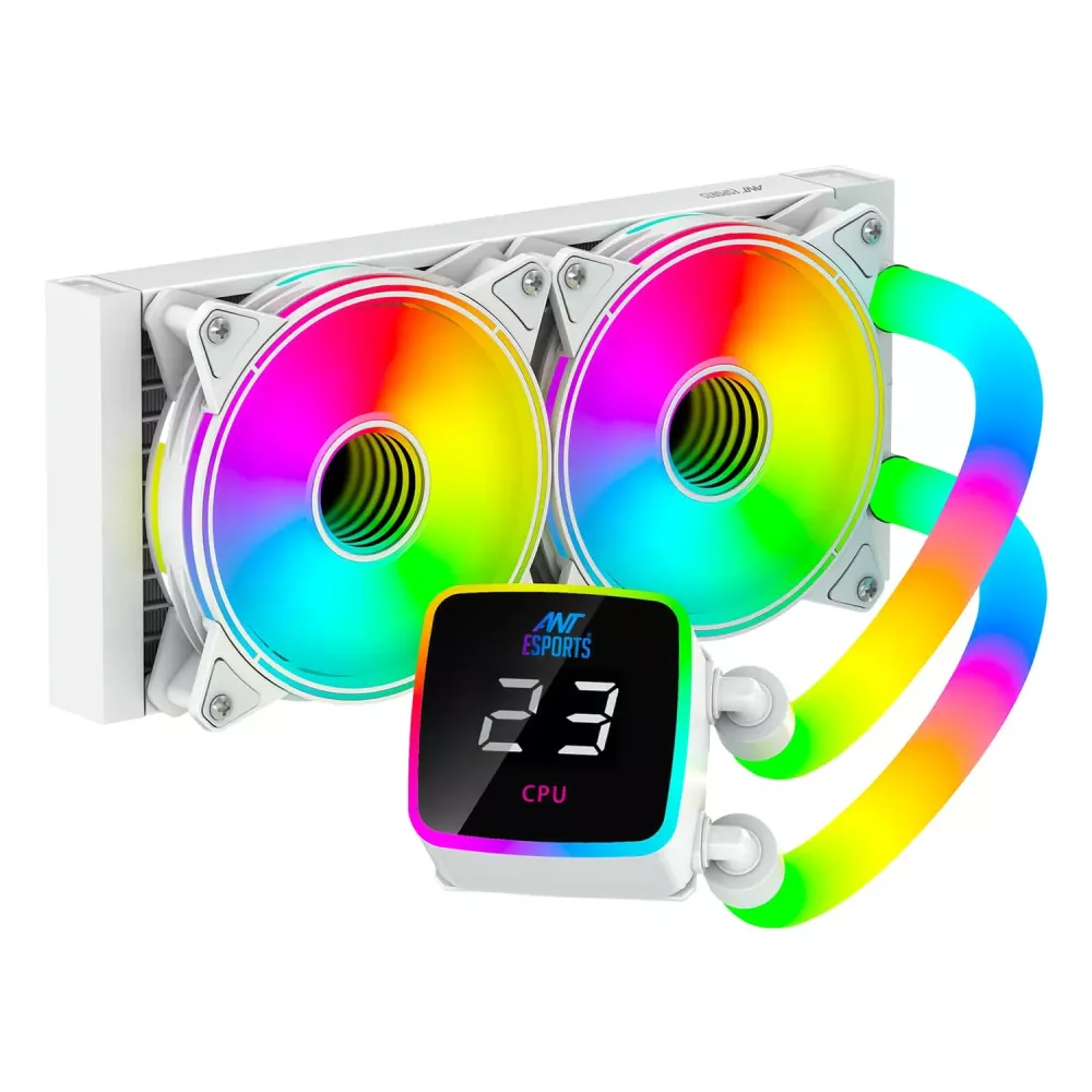 CPU (Processor) Fan : Ant Esports ICE Glow 240 ARGB Processor ...