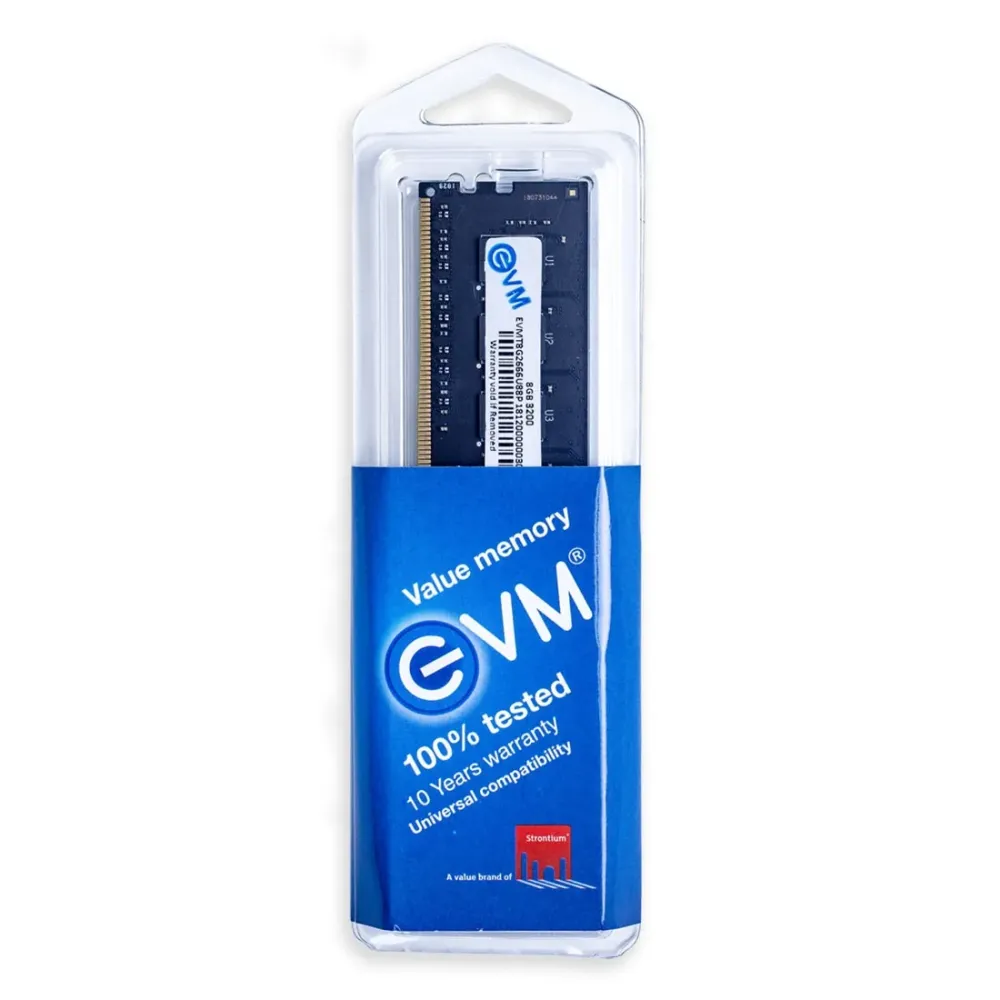 Desktop RAM (Memory) : EVM Desktop Ram 8GB DDR4 3200Mhz