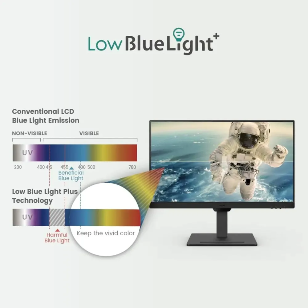 BenQ 23.8 Inch LED Monitor IPS Panel 100Hz GW2490T Tilt,