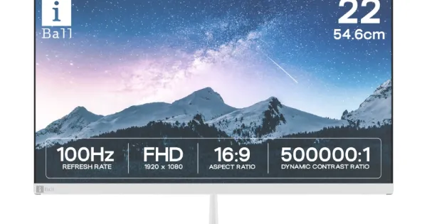 Iball LED Monitor 22" FHD VA 100 Hz with HDMI | VGA Bird ...