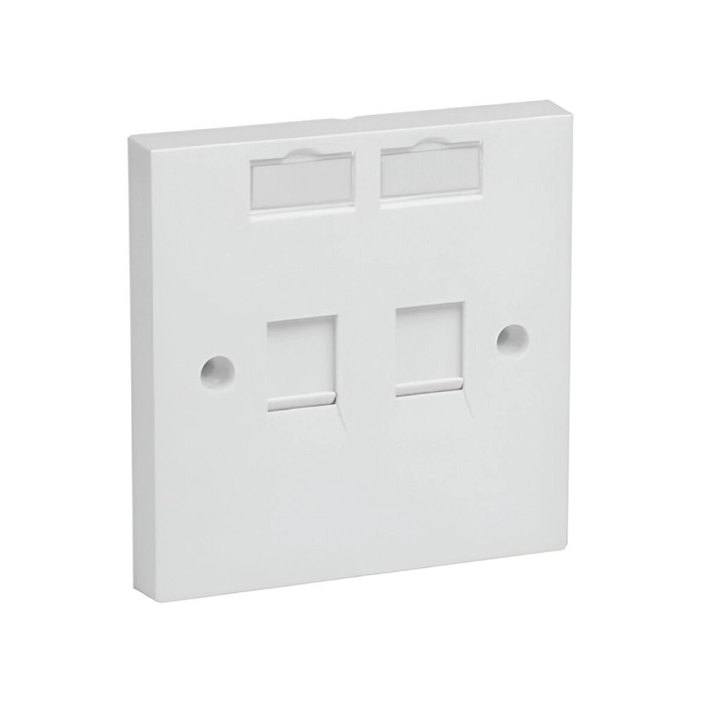 Digisol Face Plate Dual Port Module With Shutter | Mega ...