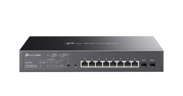 TP-Link SG2210MP Poe Switch 10 Port Smart+ (8 GE + 2 GE SFP ...