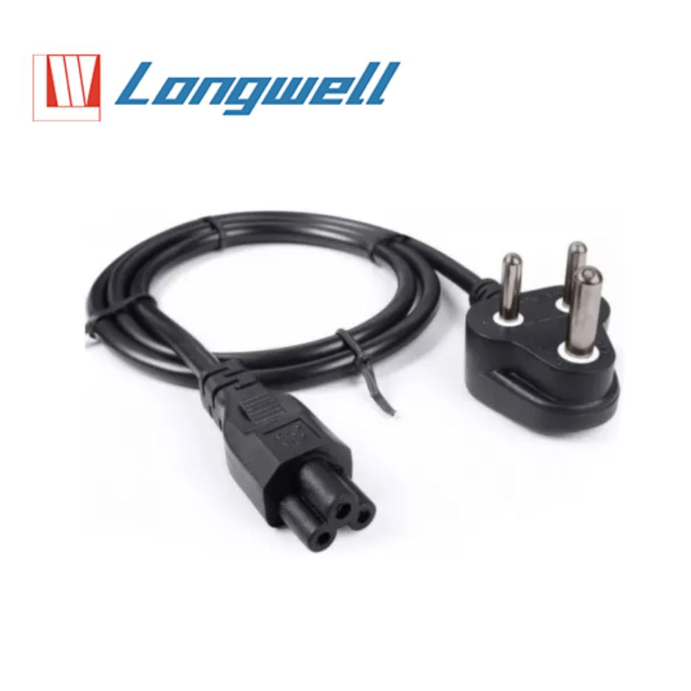 Branded Laptop Power Cable 1m (Longwell) | Mega Jaipur