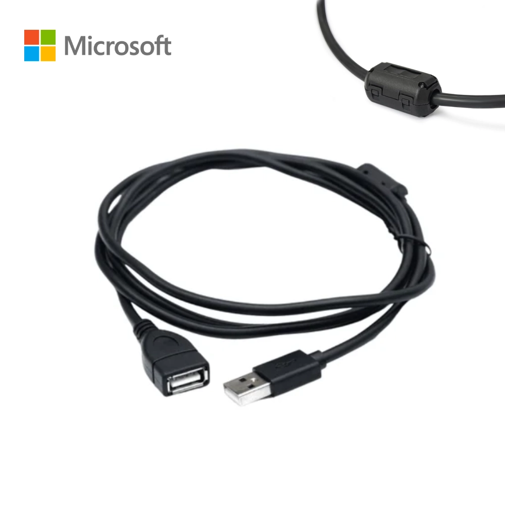 Microsoft Branded USB Extension Cable with ferrite core 1.8m ...