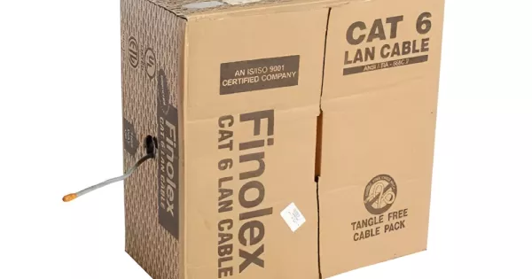 Finolex CAT6 Lan Cable 100m Grey 23AWG | Mega Jaipur
