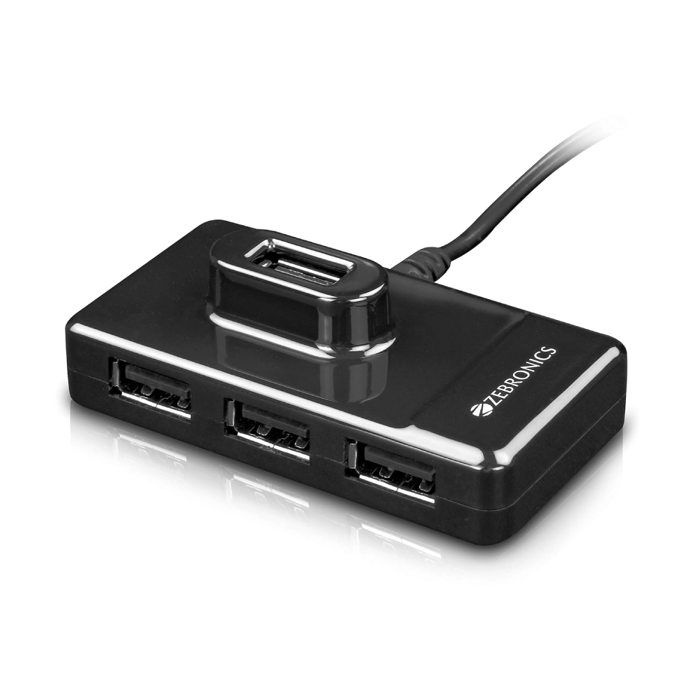 Zebronics USB Hub 4 Port 2.0 Zeb-100HB Multiple Device C ...