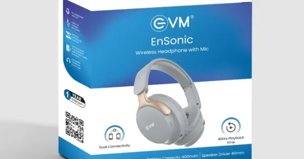 EVM Headphone Bluetooth Wireless with Mic EnSonic Grey