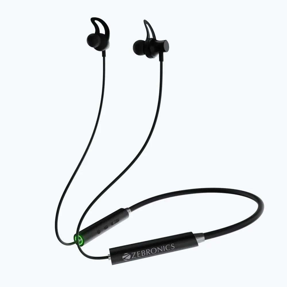 Zebronics Bluetooth Neckband Earphone Yoga 9 Black (ZEB-NBI ...