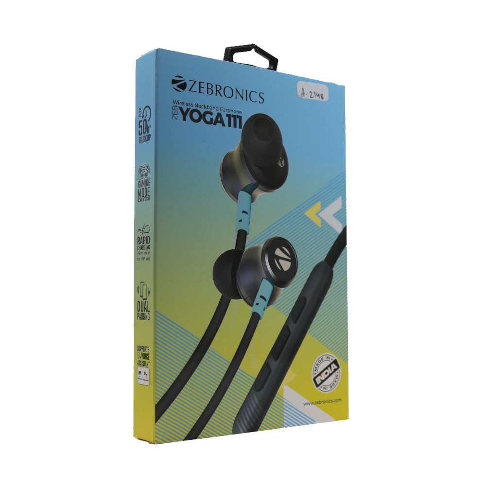 Zebronics Bluetooth Neckband Earphone Yoga 111 | Mega Jaipur