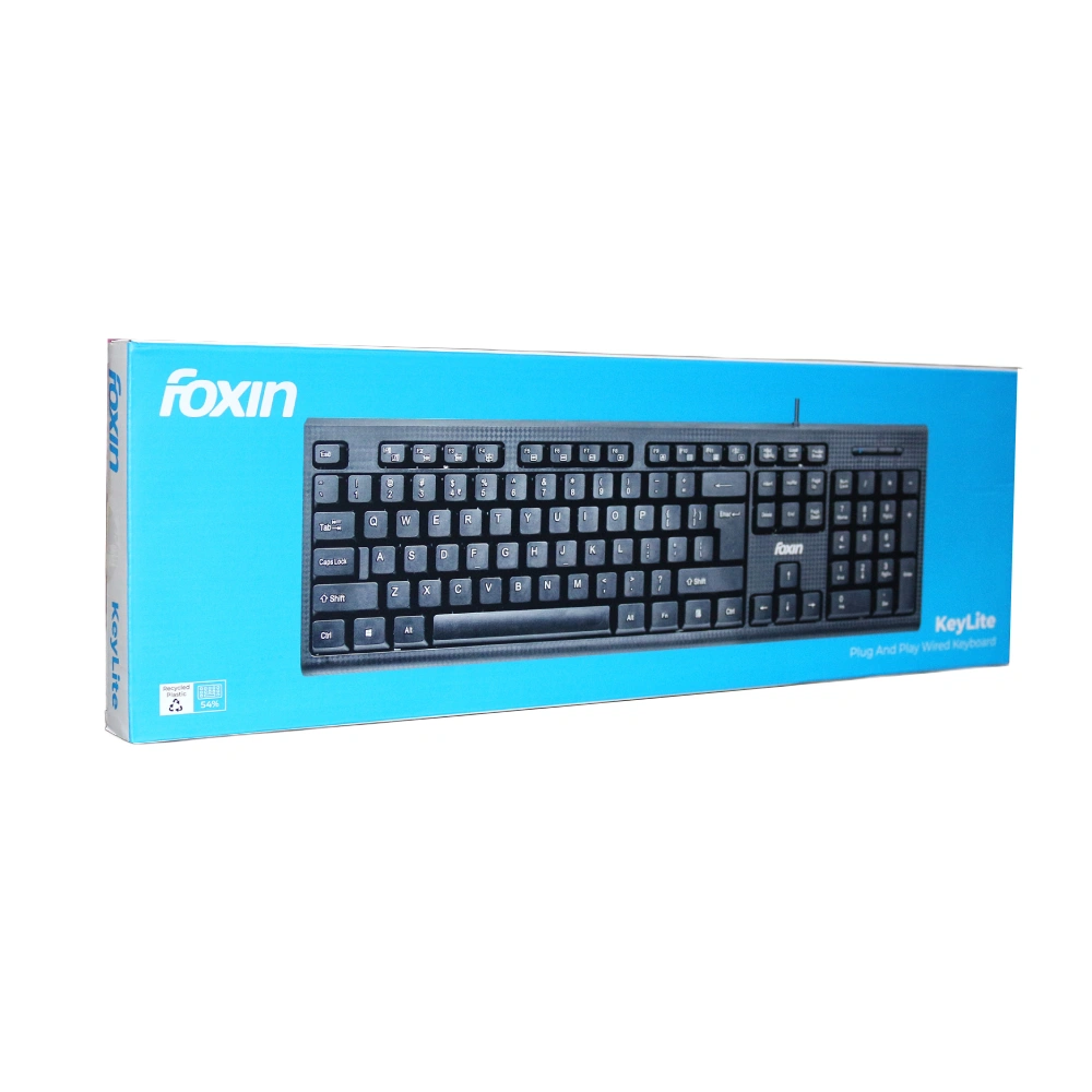 Foxin Keyboard Wired Keylite (FKB 102 PLUS) | Mega Jaipur