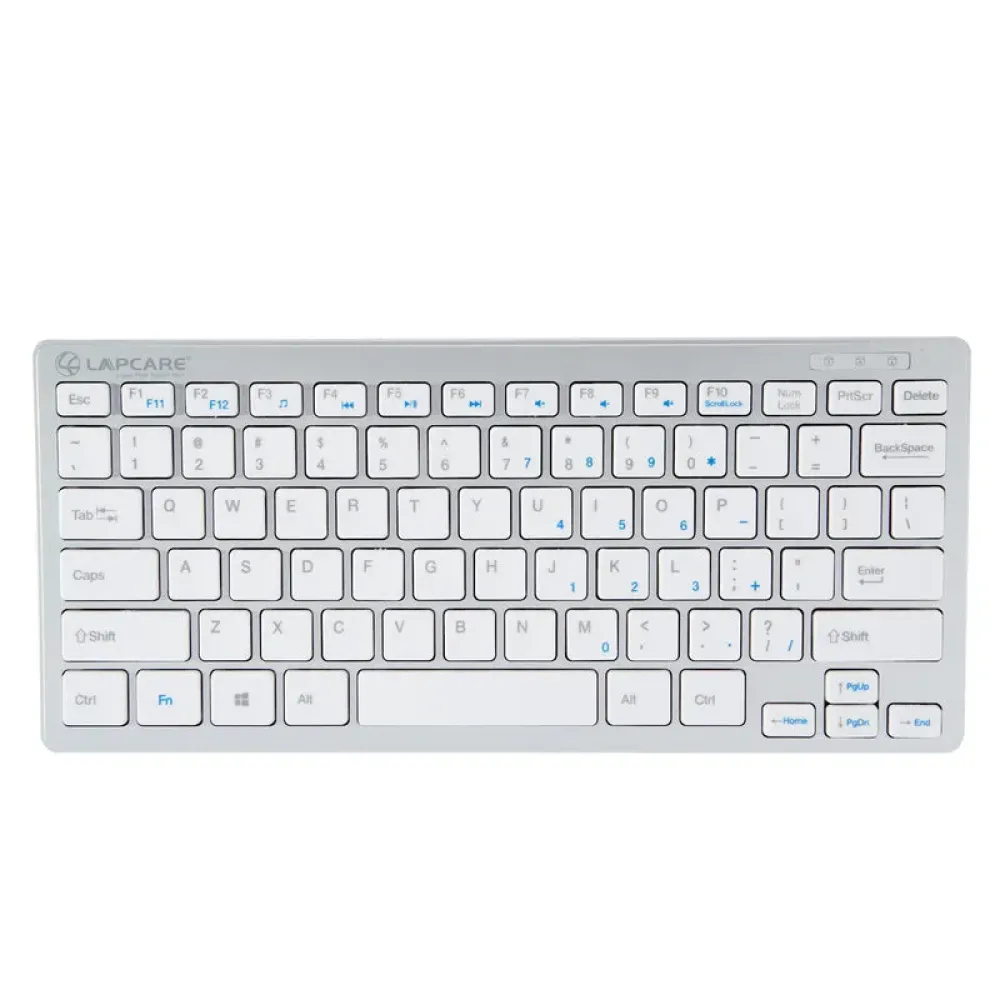 LAPCARE WIRELESS KEYBOARD MINI D-LITE PLUS (D-Lite + Silver)