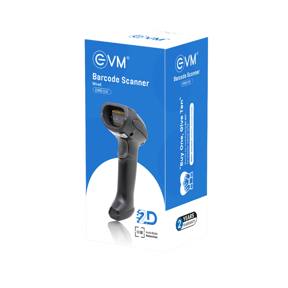 EVM Barcode Scanner 2D Wired EWBS-018 | Mega Jaipur