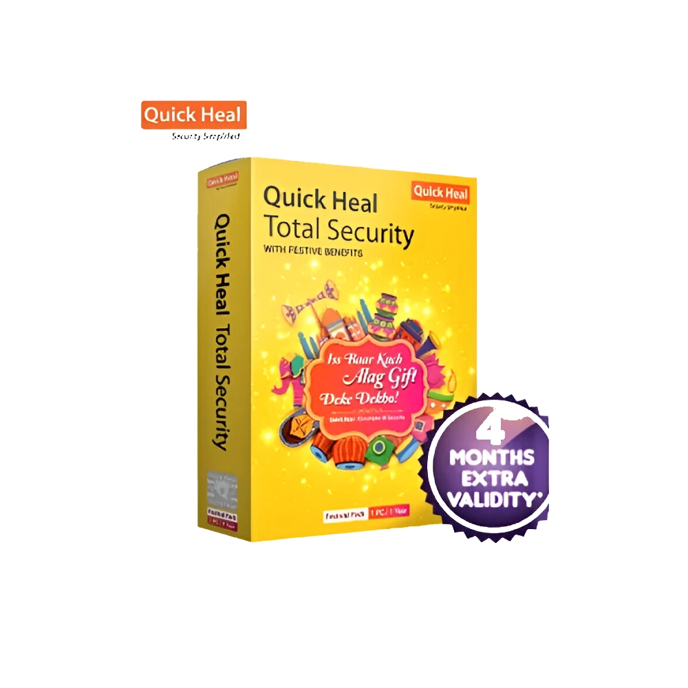 Quick Heal Total Security 1 User 1 Year+4 Month Antivirus ...